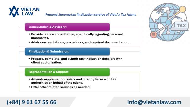 Personal income tax finalization service in Vietnam - Viet An Law