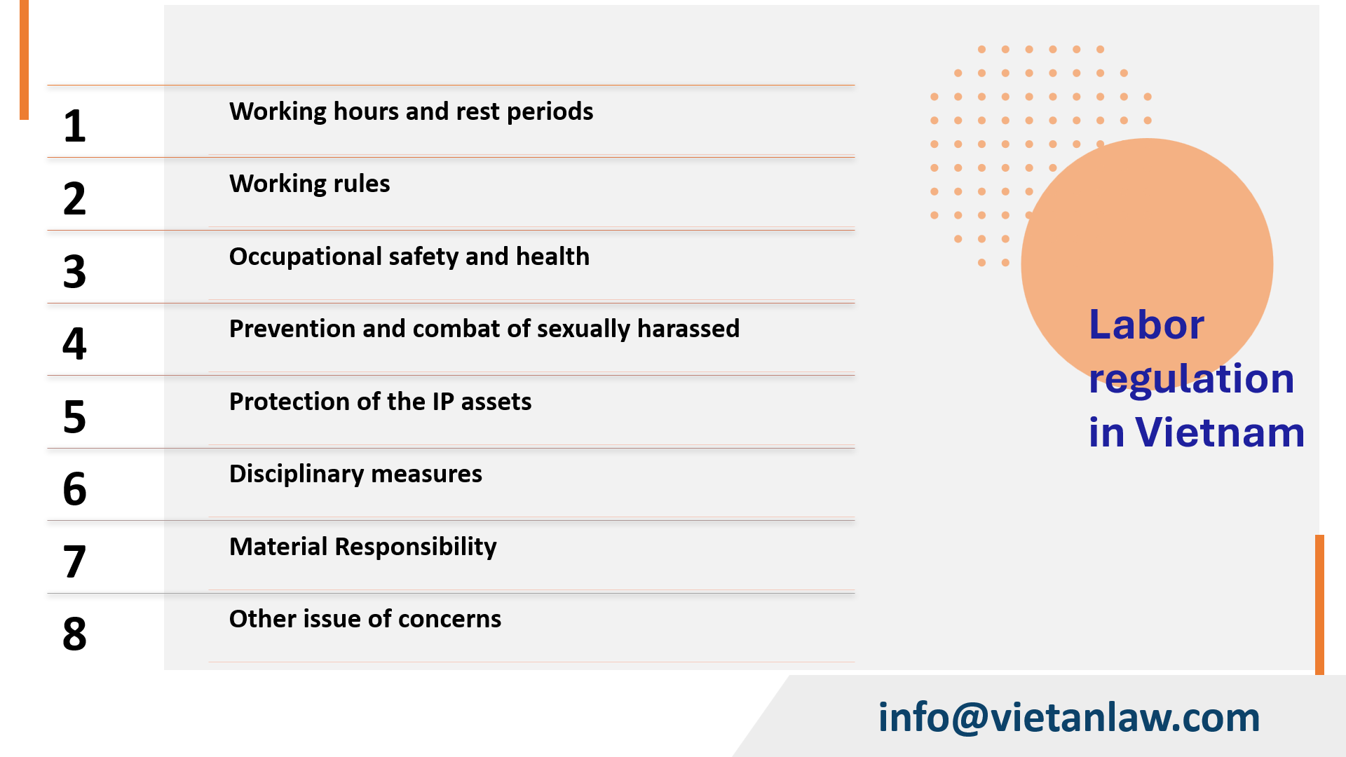 Labor Regulation Sample in Vietnam - Viet An Law