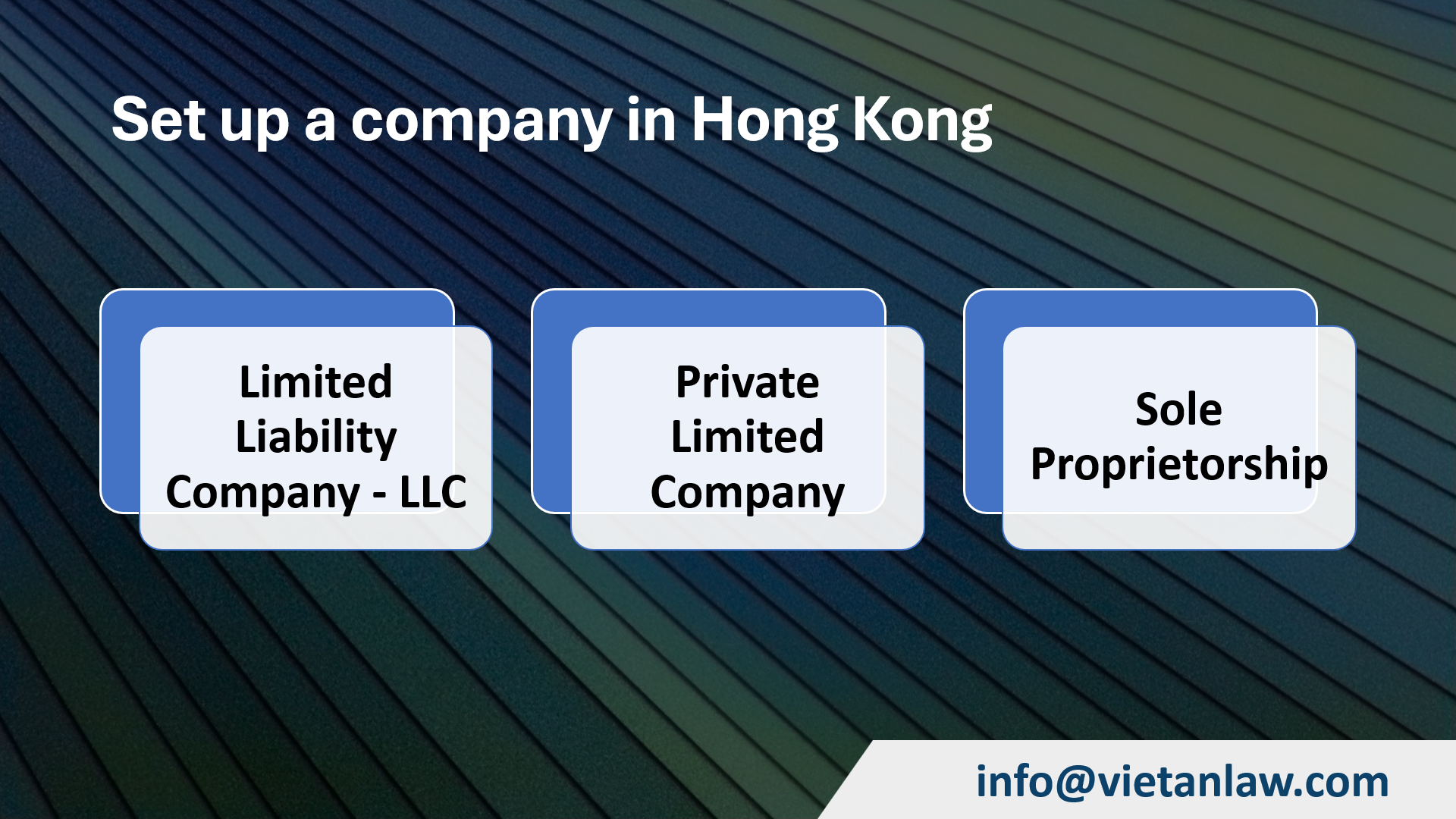 Set up a company in Hong Kong - Viet An Law