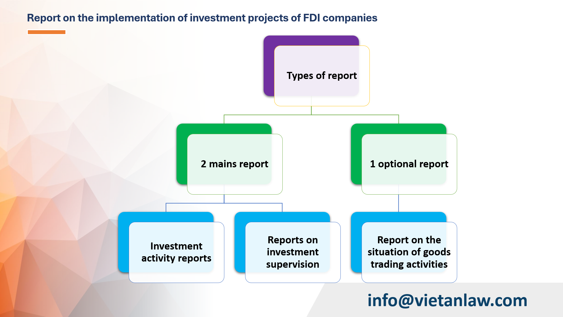 Report on the implementation of investment projects of FDI companies ...