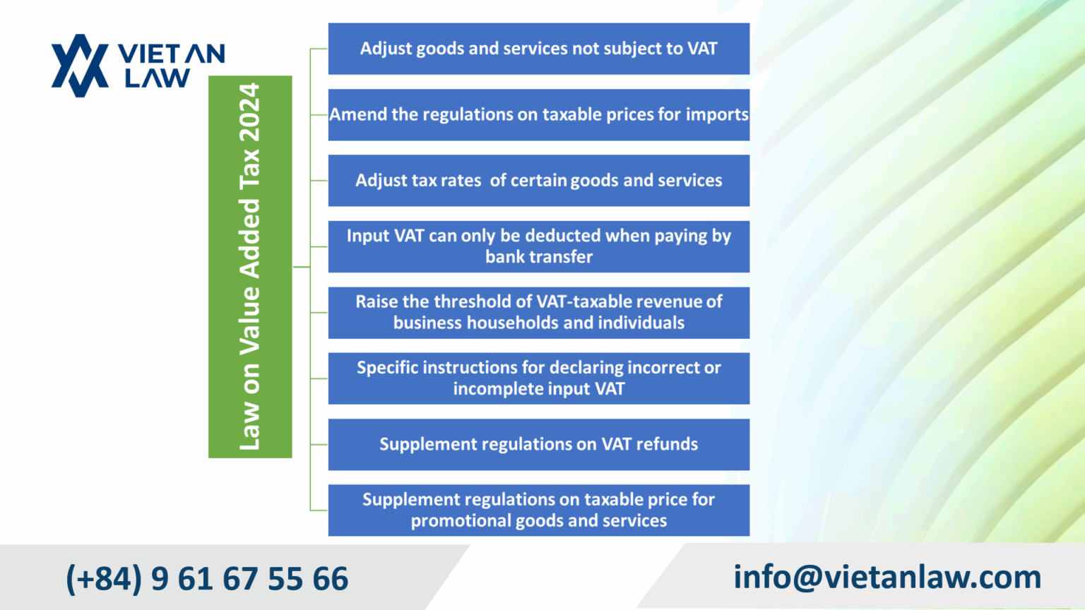 New Vietnam Valued Added Tax Law from July 1, 2025 - Viet An Law