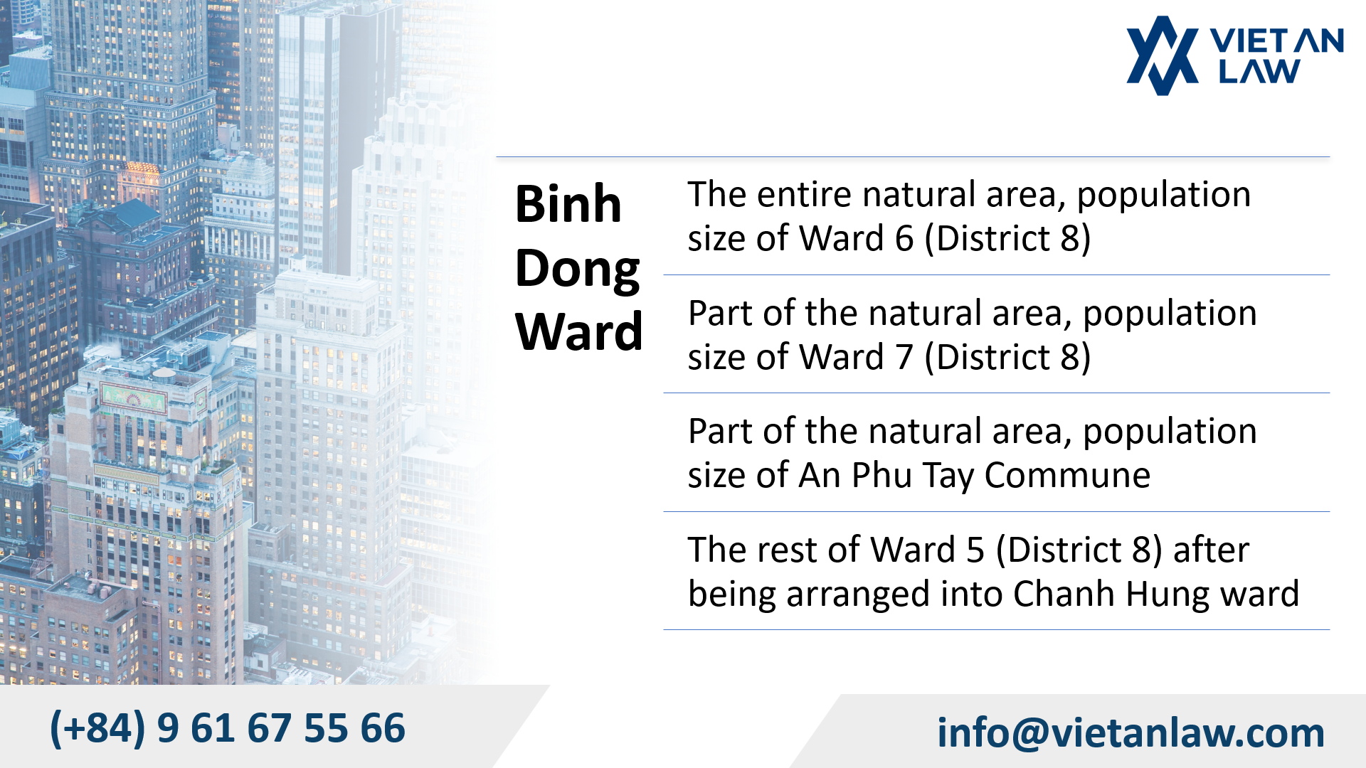 Adjust Investment Registration Certificate in Binh Dong Ward, Ho Chi ...