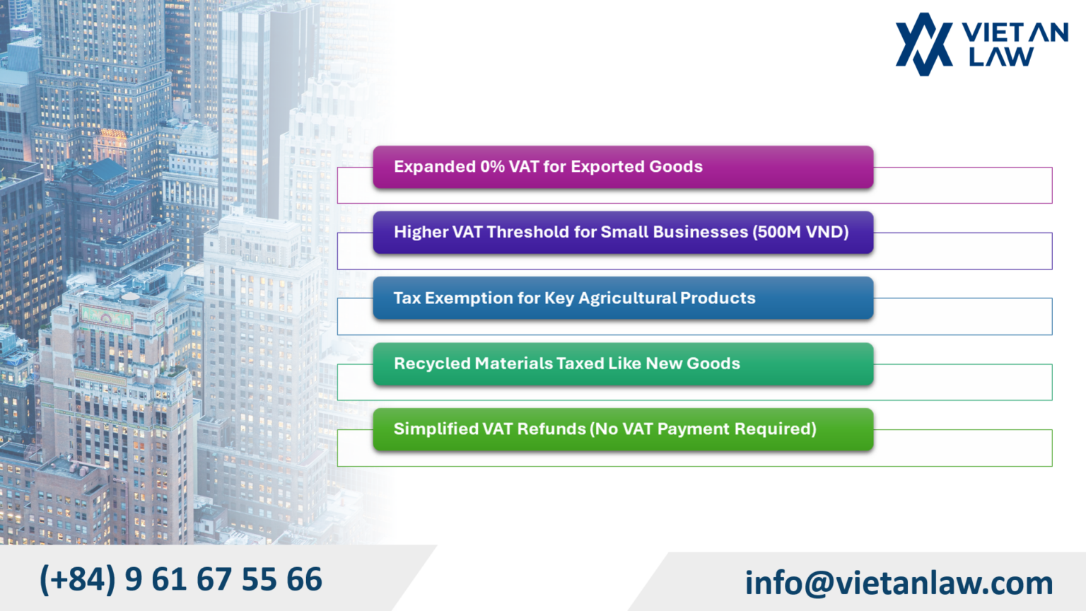 Compliance with VAT Law Amendments 2025 in Vietnam - Viet An Law
